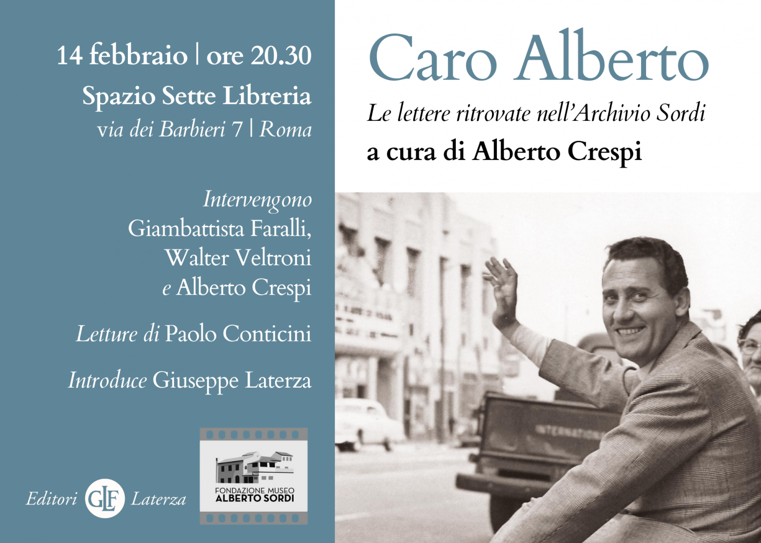 Caro Alberto, a cura di Alberto Crespi - Laterza